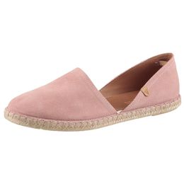 VERBENAS Damen VERBENAS &raquo;CARMEN SERRAJE&laquo; , Schlupfschuh, Sommerschuh, Loafer mit typischem Jute-Rahmen rosa 36