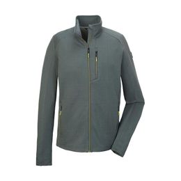 Killtec Herren Strickjacke &raquo;KOS 92 MN FLX JCKT&laquo; Sportliche Herrenjacke mit Kinnschutz und verschlie&szlig;baren Taschen gr&uuml;n XXL