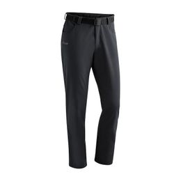 Maier Sports Herren Funktionshose &raquo;Perlit M&laquo; warme Herren Softshellhose, Winter Outdoorhose, winddicht, Regular Fit schwarz 25, Kurzgr&ouml;&szlig;en
