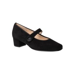 Hassia Leder-Spangenballerinas "Evelyn" in Schwarz - 49% | Gr&ouml;&szlig;e 42 | Damen-ballerinas