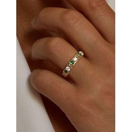 Les Petites Pr&eacute;cieuses Vergold. Ring mit Edelsteinen - 58% | Gr&ouml;&szlig;e 52 | Schmuck