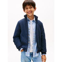 Tommy Hilfiger Herren Steppjacke &raquo;ESSENTIAL PADDED JACKET&laquo; mit Kapuze f&uuml;r Kinder bis 16 Jahre, mit Kapuze im Kragen blau 3 (98)