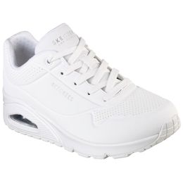 Skechers Damen Sneaker &raquo;Street Uno - Stand on Air&laquo; Freizeitschuh, Halbschuh, Schn&uuml;rschuh mit Memory Foam wei&szlig; 36