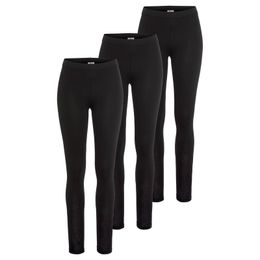 Flashlights Damen Leggings Basics schwarz 40, N-Gr