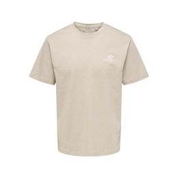 Only & Sons Only & Sons Herren ONLY & SONS T-Shirt &raquo;ONSFRED LIFE RLX SS PRINT TEE NOOS&laquo; Baumwolle, relaxed fit M