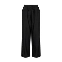 Freequent Damen Freequent Leinenhose &raquo;FQLAVA-PANT&laquo; Sommerhose aus Leinenmix und mit Kordelzug schwarz S, N-Gr