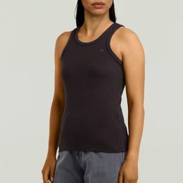 G-Star Raw G-Star Damen G-STAR Tanktop &raquo;Ribbed Tanktop&laquo; mit breiten Tr&auml;gern schwarz M (38)