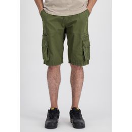 Alpha Industries Herren Shorts &raquo;Alpha Short&laquo; gr&uuml;n 32, Normalgr&ouml;&szlig;en