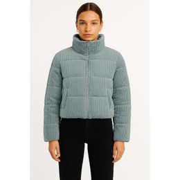 Only Damen Only Steppjacke &raquo;ONLELIA CORDUROY PUFFER OTW ZL&laquo; ohne Kapuze blau S