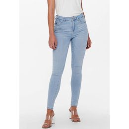 Only Damen Only Skinny-fit-Jeans &raquo;ONLPOWER MID PUSH UP SK DNM AZG944 NOOS&laquo; blau M (38), L&auml;nge 34