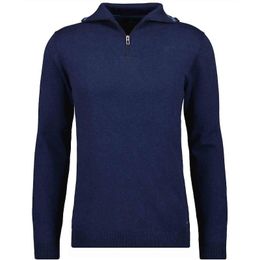 Ragman Herren Ragman Rundhalspullover blau 48