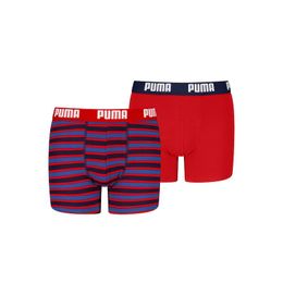 Puma Herren Puma Boxershorts &raquo;Puma BOYS EVERYDAY STRIPED BOXERS&laquo; 2er Pack, ohne Eingriff, mit elastischem Logobund 170/176
