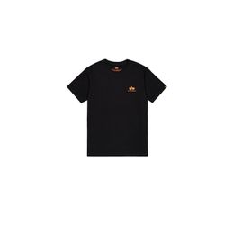 Alpha Industries Herren T-Shirt &raquo;Basic T-Shirt SL&laquo; orange M