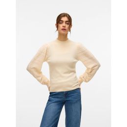 V&eacute;ro Moda Vero Moda Damen Strickpullover &raquo;VMNEWLIMONE LS HIGHNECK PULLOVER BOO&laquo; L