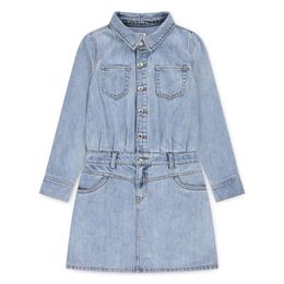 Levi's Kids M&auml;dchen Levi's Kids Jeanskleid &raquo;LVG LS WESTERN DRESS&laquo; Brusttaschen Ges&auml;&szlig;taschen mit Druckkn&ouml;pfen, for Girls 8 (128), N-Gr