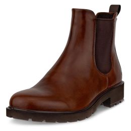 Ecco Damen Chelseaboots &raquo;Metropole Vienna&laquo; Stiefelette, Schlupfboots, Casual-Boots mit Stretcheins&auml;tze braun 38