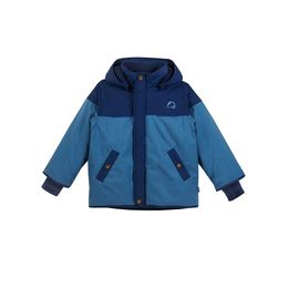 Finkid Winterjacke "Koira Ice" in Blau/ Dunkelblau - 76% | Gr&ouml;&szlig;e 80/90 | Babyjacken