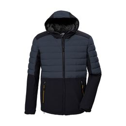 Killtec Herren Funktionsjacke &raquo;KOW 3 MN JCKT&laquo; Herren Funktionsjacke, wasser- und windabweisend, Colourblock Design schwarz M