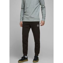 Jack & Jones Jack & Jones Herren Sweathose &raquo;JPSTGORDON Jogpants mit Kordelzug und bequemem Schnitt&laquo; unifarben, modisch, bequem, Baumwolle schwarz M, N-Gr