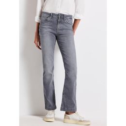 Street One Damen Street One Bootcut-Jeans im 5-Pocket-Style grau 25, L&auml;nge 30