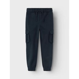 name it Jungen Sweathose &raquo;NKMOLLIE CARGO PANT BRU NOOS&laquo; blau 146, N-Gr