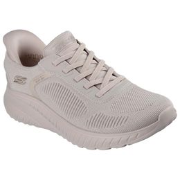 Skechers Damen Slip-On Sneaker &raquo;BOBS SQUAD CHAOS-CURRENT MUSE&laquo; Freizeitschuh f&uuml;r Maschinenw&auml;sche geeignet beige 42