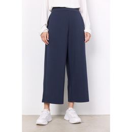 soyaconcept Damen soyaconcept Schlupfhose &raquo;SC-SIHAM 36&laquo; Sommerhose, bequeme Culotte in 7/8 L&auml;nge und l&auml;ssiger Passform blau XXL (44), N-Gr