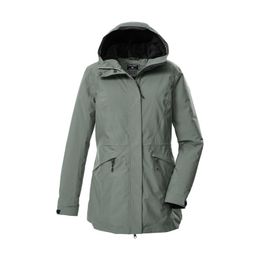 Killtec Damen Parka &raquo;KOW 19 WMN PRK&laquo; Wasserdichter, atmungsaktiver Damenparka mit verstellbarer Kapuze gr&uuml;n 38