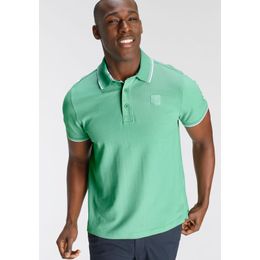 Delmao Herren DELMAO Poloshirt Kurzarm, lockere Passform, Polokragen, f&uuml;r Tennis oder Golf gr&uuml;n XL (56/58)