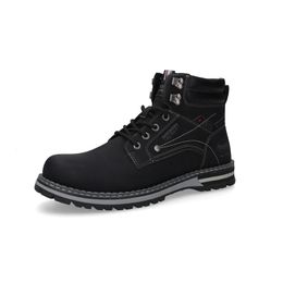 Dockers by Gerli Herren Dockers by Gerli Schn&uuml;rboots Winterboots, Workerboots mit Profilsohle schwarz 44