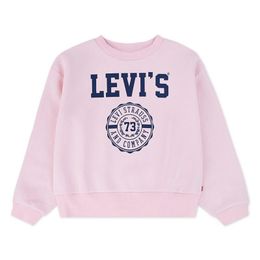 Levi's Kids Damen Levi's Kids Sweatshirt &raquo;LVG COLLEGIATE CREW&laquo;, mit Markenprint, for Girls rosa 4 (104)