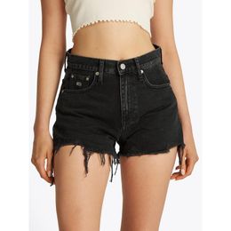 Tommy Jeans Damen Shorts &raquo;HOT PANT BI8080&laquo; im Destroyed-Look schwarz 25, N-Gr