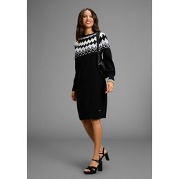 Laura Scott Damen Strickkleid Ohne Taschen mit kuscheligem Norwegermuster - NEUE KOLLEKTION 36, N-Gr