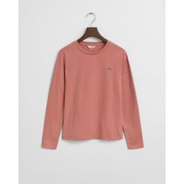 Gant Damen Langarmshirt &raquo;REG SHIELD LS T-SHIRT&laquo; kleine Logostickerei auf der Brust XXL
