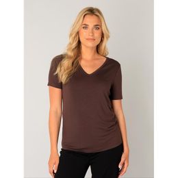 Base Level Damen T-Shirt &raquo;Yanic&laquo; mit V-Ausschnitt 42