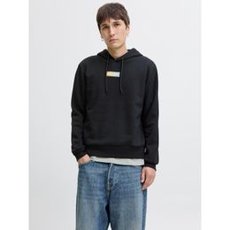 Jack & Jones Jack & Jones Herren Kapuzensweatshirt &raquo;JJPAN SWEAT HOOD&laquo; schwarz L