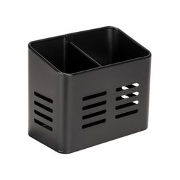 Wenko Besteckkorb "Baco" in Schwarz - (B)16 x (H)13,5 x (T)9 cm - 15% | Weitere-haushaltshelfer