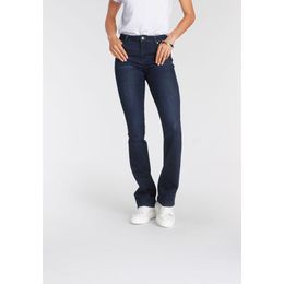 Tamaris Damen Bootcut-Jeans normale Leibh&ouml;he, Bootcut, mit ausgestelltem Bein blau 36, N-Gr