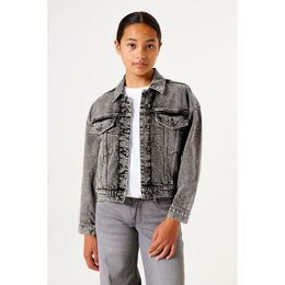 Garcia M&auml;dchen Jeansjacke ohne Kapuze mit Stretch und Knopfleiste blau 152/158
