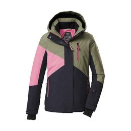 Killtec M&auml;dchen Skijacke &raquo;KSW 209 GRLS SKI JCKT&laquo; M&auml;dchen-Skijacke: wasserdicht, atmungsaktiv, Colourblock-Design schwarz 176