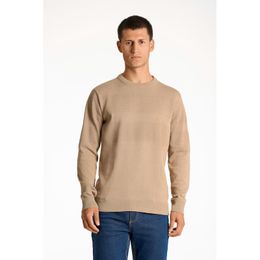 LINDBERGH Herren LINDBERGH Strickpullover mit Struktur beige 3XL