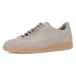 Pius Gabor Herren Sneaker , Freizeitschuh, Schn&uuml;rschuh, Halbschuh mit Perforation, G-Weite beige 9,5 (44)
