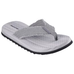 Skechers Herren Zehentrenner &raquo;TANTRIC-FRITZ&laquo; , Sommerschuh, Schlappen, Poolslides, Badeschuh, mit weichem Zehensteg grau 43