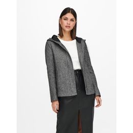 Only Damen Only Kurzjacke &raquo;ONLSEDONA LIGHT SHORT JACKET&laquo; mit Kapuze grau XS (34)
