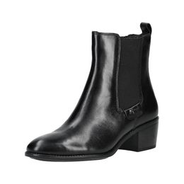 Tamaris Damen Stiefelette &raquo; Stiefelette Leder/Textil&laquo; schwarz 41