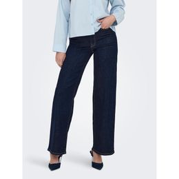 Jacqueline de Yong Jdy Damen JDY High-waist-Jeans &raquo;JDYFELINA-FINA HW WIDE RINSE JNSDNM NOOS&laquo; blau XL (42), L&auml;nge 32