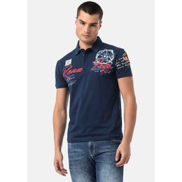 Cipo & Baxx Cipo & Baxx Herren Poloshirt blau XXL