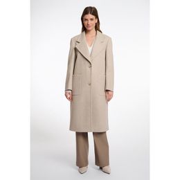 Rino & Pelle Rino & Pelle Damen Langmantel &raquo;CECILE&laquo; mit Revers Kragen beige 40