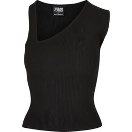 Urban Classics Damen Urban Classics Tanktop &raquo; Damen Ladies Rib Knit Asymmetric Top&laquo; 1 Stk. XS