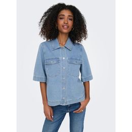 Only Damen Only Jeansbluse &raquo;ONLBELLE S/S SHIRT DNM GUA NOOS&laquo; mit Halbarm XS